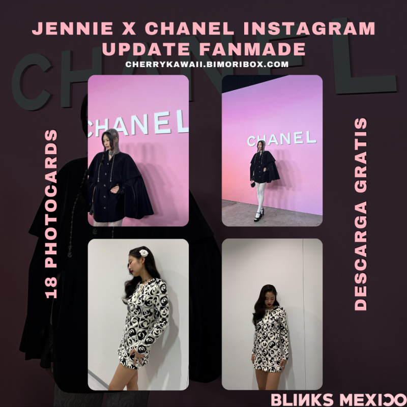 JENNIE X CHANEL INSTAGRAM UPDATE FANMADE
