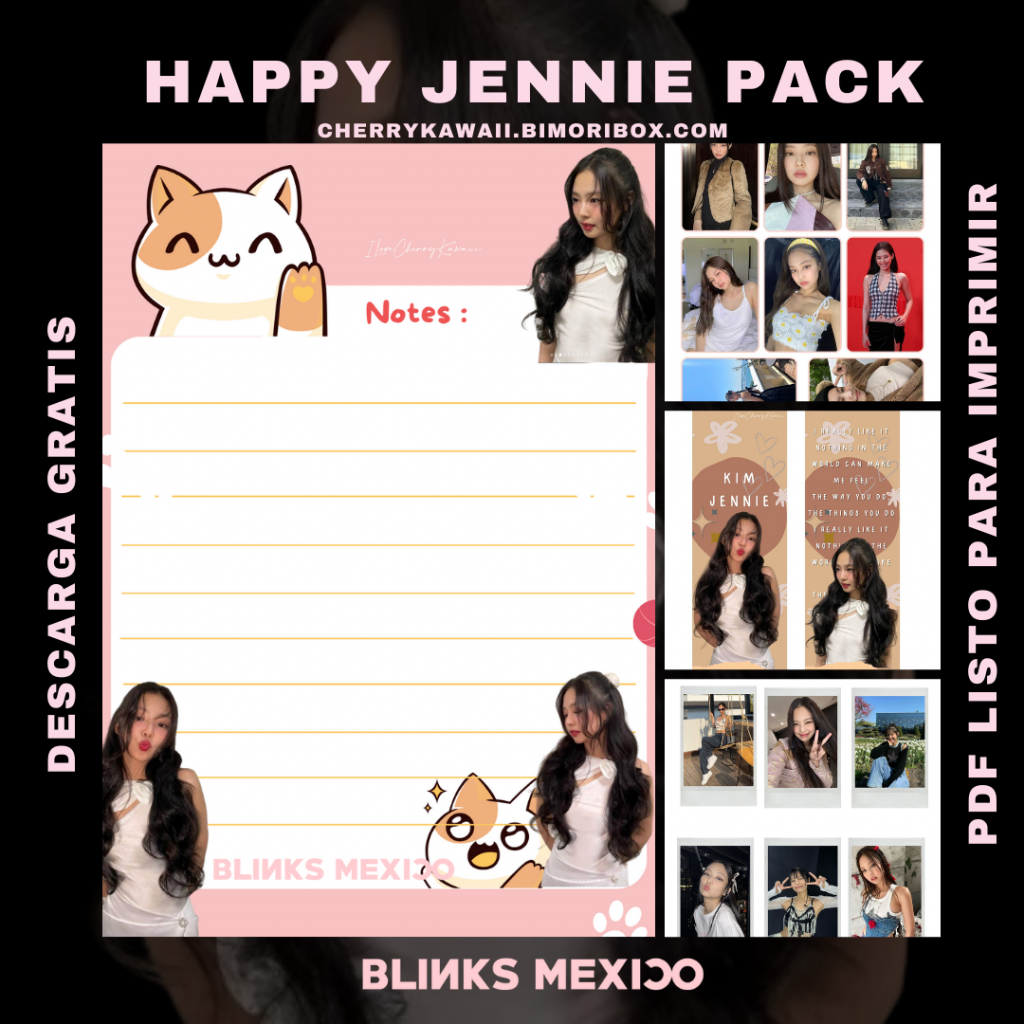 BLACKPINK HAPPY JENNIE PACK DESCARGA GRATIS